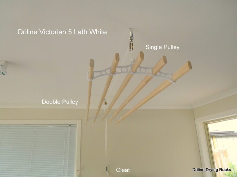The Driline Victorian 5 Lath Clothes Drying Rack | Driline Drying Racks ...