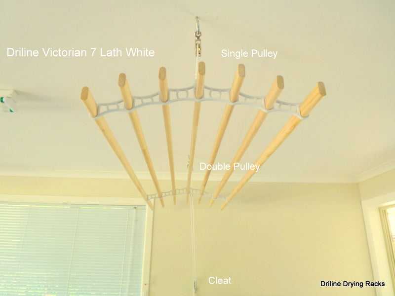 The Driline Victorian 7 Lath Clothes Drying Rack | Driline Drying Racks ...
